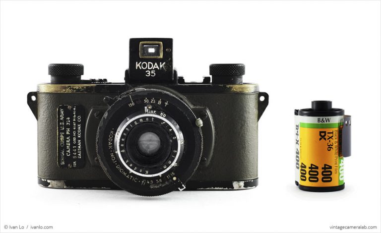 Kodak PH-324 (with 35mm cassette for scale) – Vintage Camera Lab